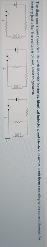 Solved The diagrams show three circuits with identical | Chegg.com