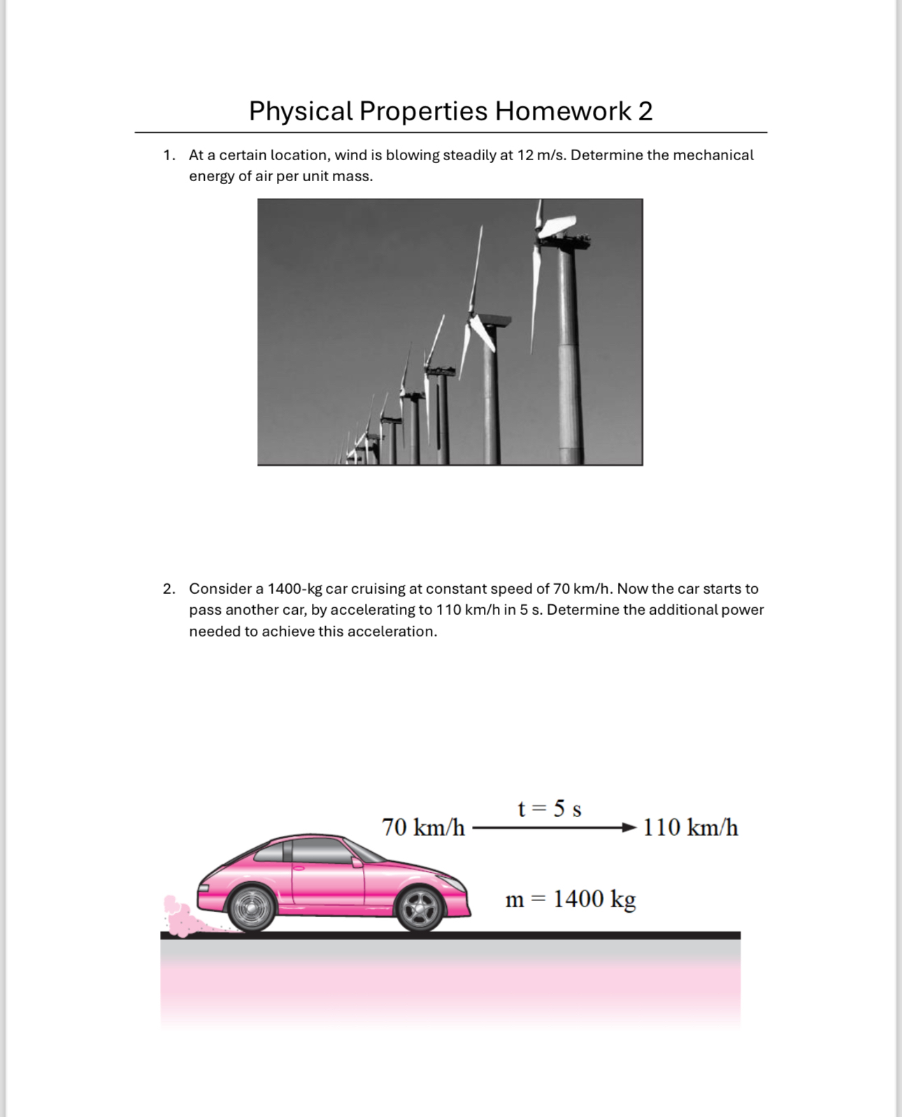 Solved Physical Properties Homework 2At a certain location, | Chegg.com