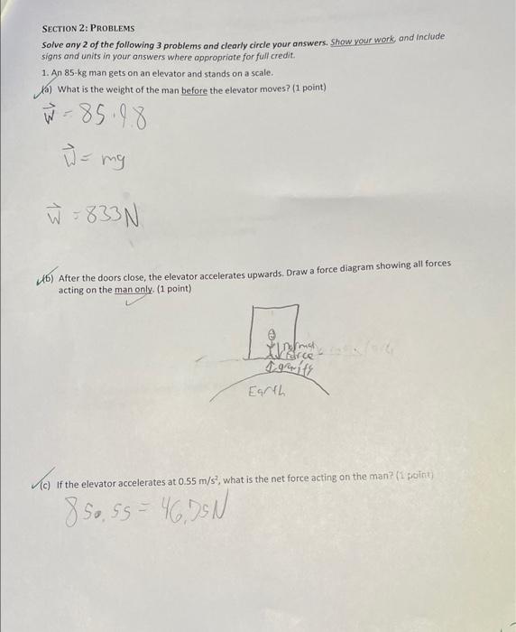 Solved SECTION 2: PROBLEMS Solve any 2 of the following 3 | Chegg.com
