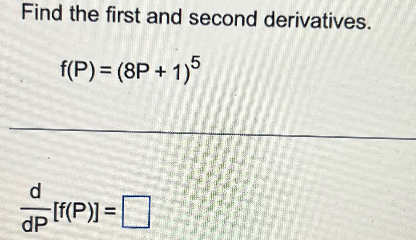 Solved Find the first and second | Chegg.com