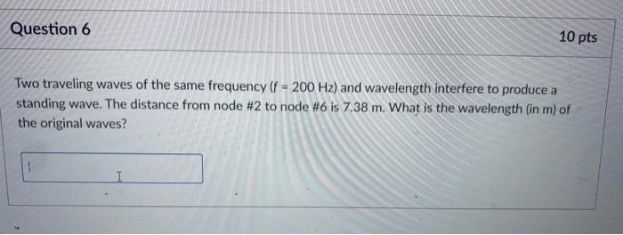 Solved Two traveling waves of the same frequency (f=200 Hz) | Chegg.com