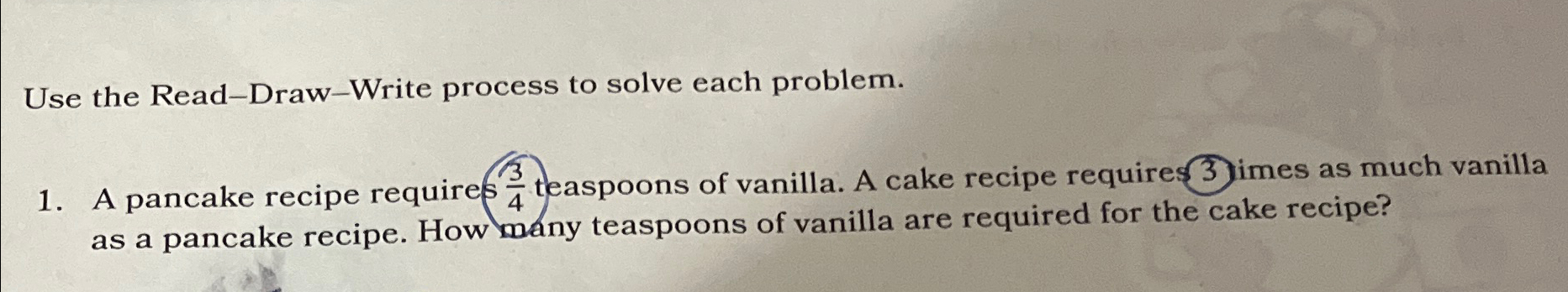 Solved Use the Read-Draw-Write process to solve each | Chegg.com
