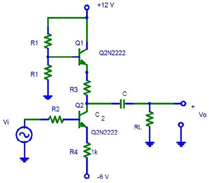 Solved The circuit shown in Fig. 1 uses identical NPN | Chegg.com