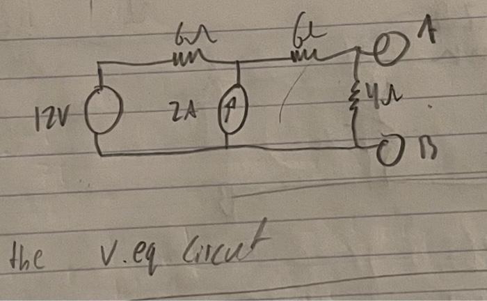 Solved the v.eq lircut | Chegg.com