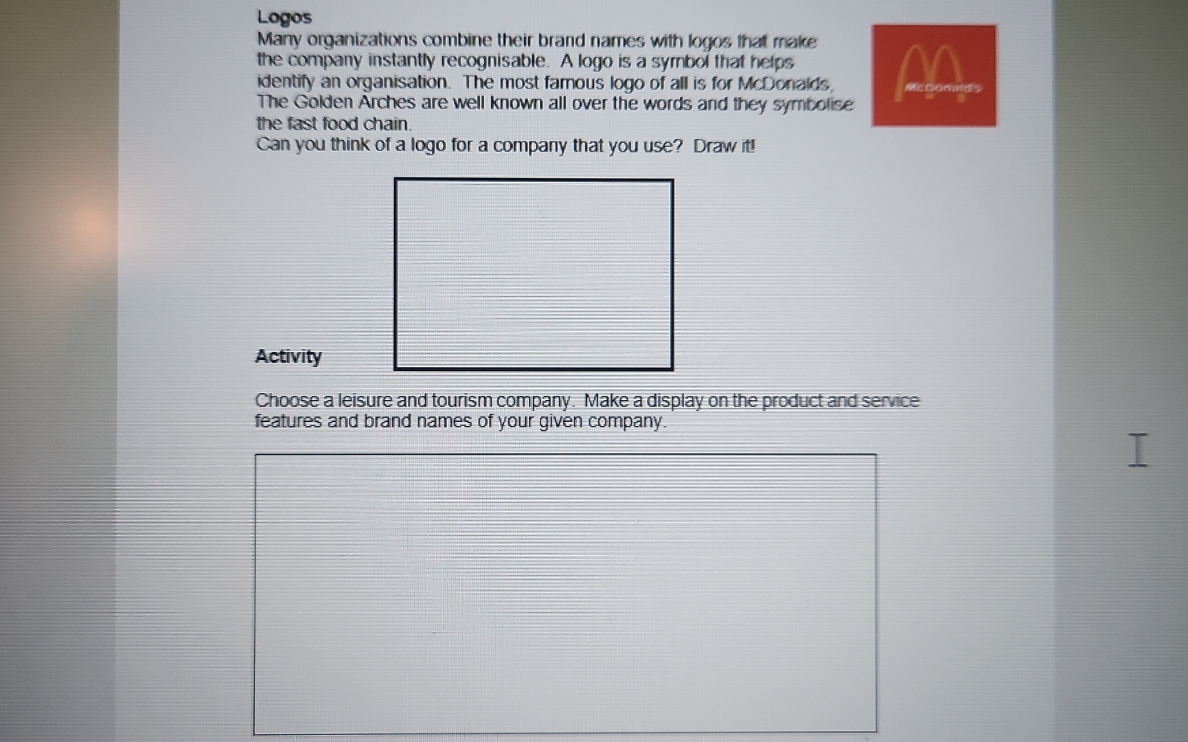 Solved LogosMany organizations combine their brand names | Chegg.com