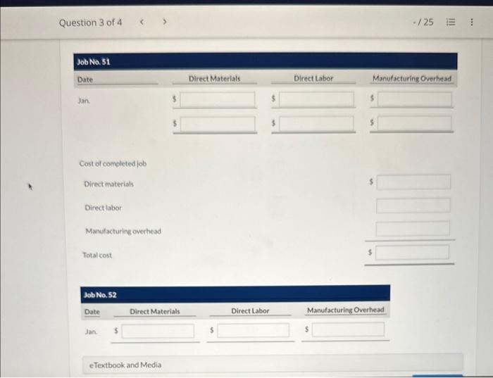 Solved Lott Company uses a job order cost system and applies | Chegg.com