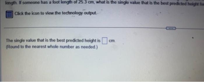 Solved The accompanying technology output was obtained by | Chegg.com