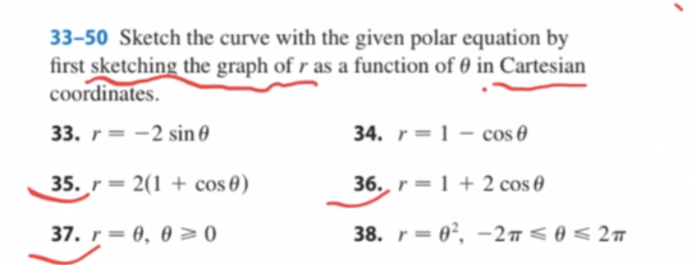 Solved 33-50 ﻿Sketch the curve with the given polar equation | Chegg.com