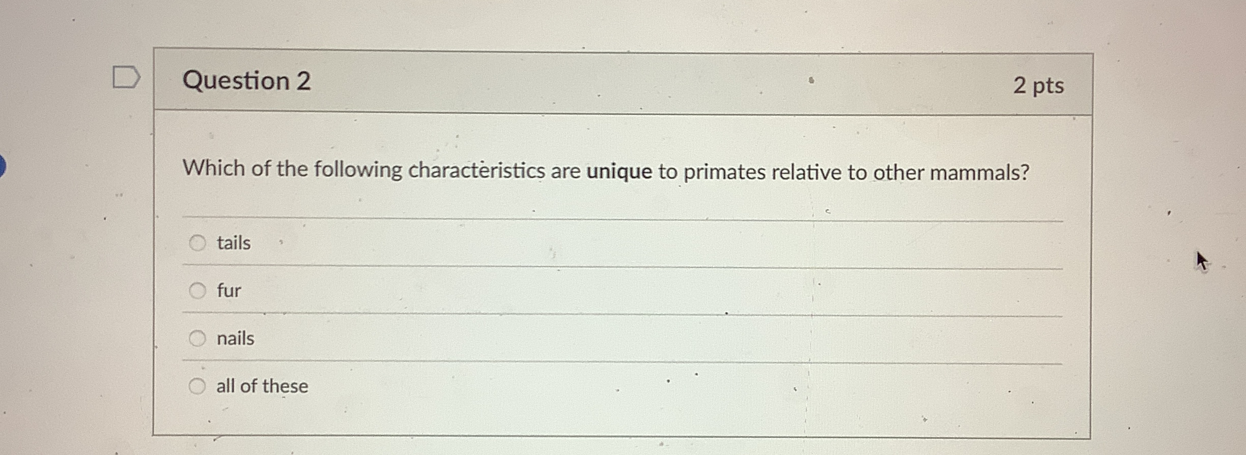 Solved Question 22 ﻿ptsWhich of the following | Chegg.com