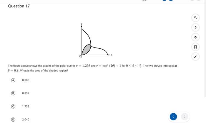 Solved The figure above shows the graphs of the polar curves | Chegg.com