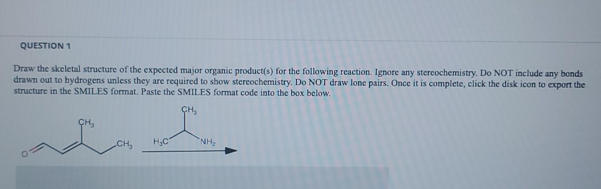 Solved Draw the skeletal structure of the expected major | Chegg.com