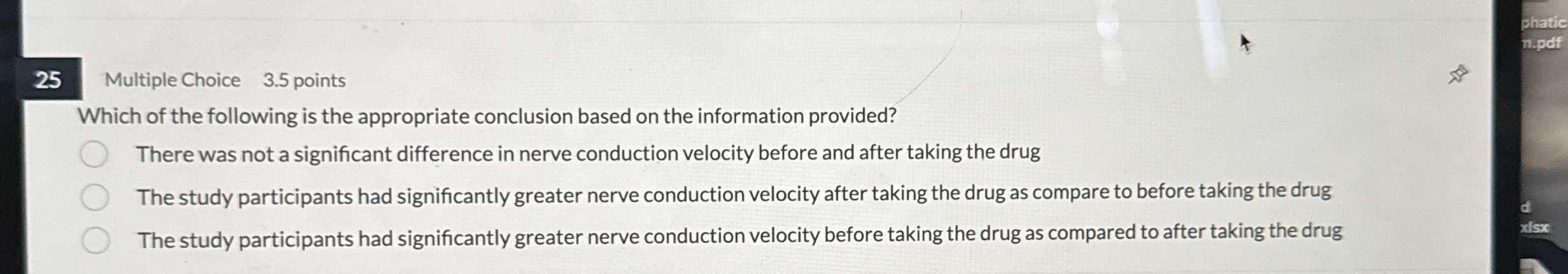 Solved 25 ﻿Multiple Choice 3.5 ﻿pointsWhich of the following | Chegg.com