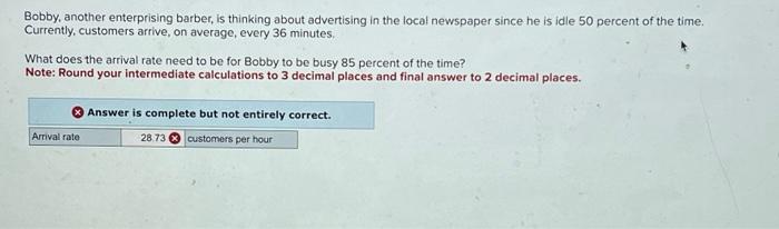 Solved Bobby, another enterprising barber, is thinking about | Chegg.com
