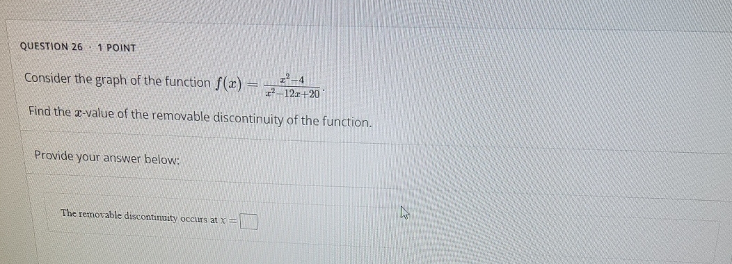 Solved QUESTION 26 - 1 POINTConsider the graph of the | Chegg.com Solved QUESTION 26 - 1 POINTConsider the graph of the | Chegg.com