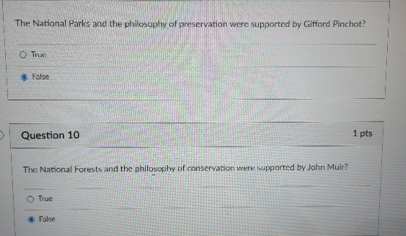 Solved The National Parks and the philosophy of preservation | Chegg.com