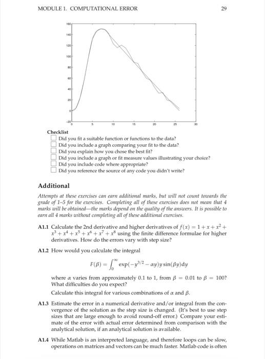 Solved \r\n\r\n\r\nMODULE 1. COMPUTATIONAL ERROR 29 | Chegg.com