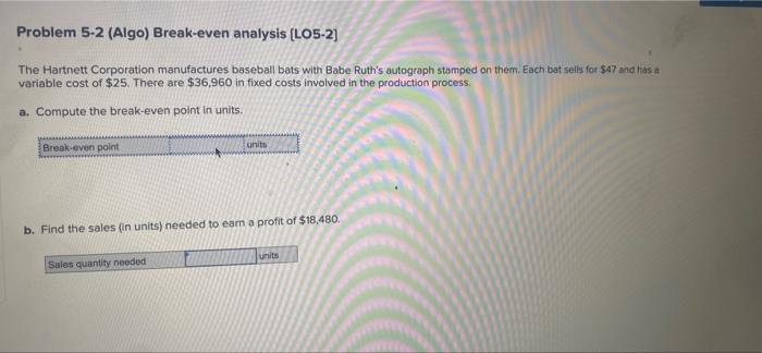 Solved The Hartnett Corporation manufactures baseball bats | Chegg.com