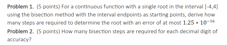 Solved Problem 1. (5 ﻿points) ﻿For a continuous function | Chegg.com