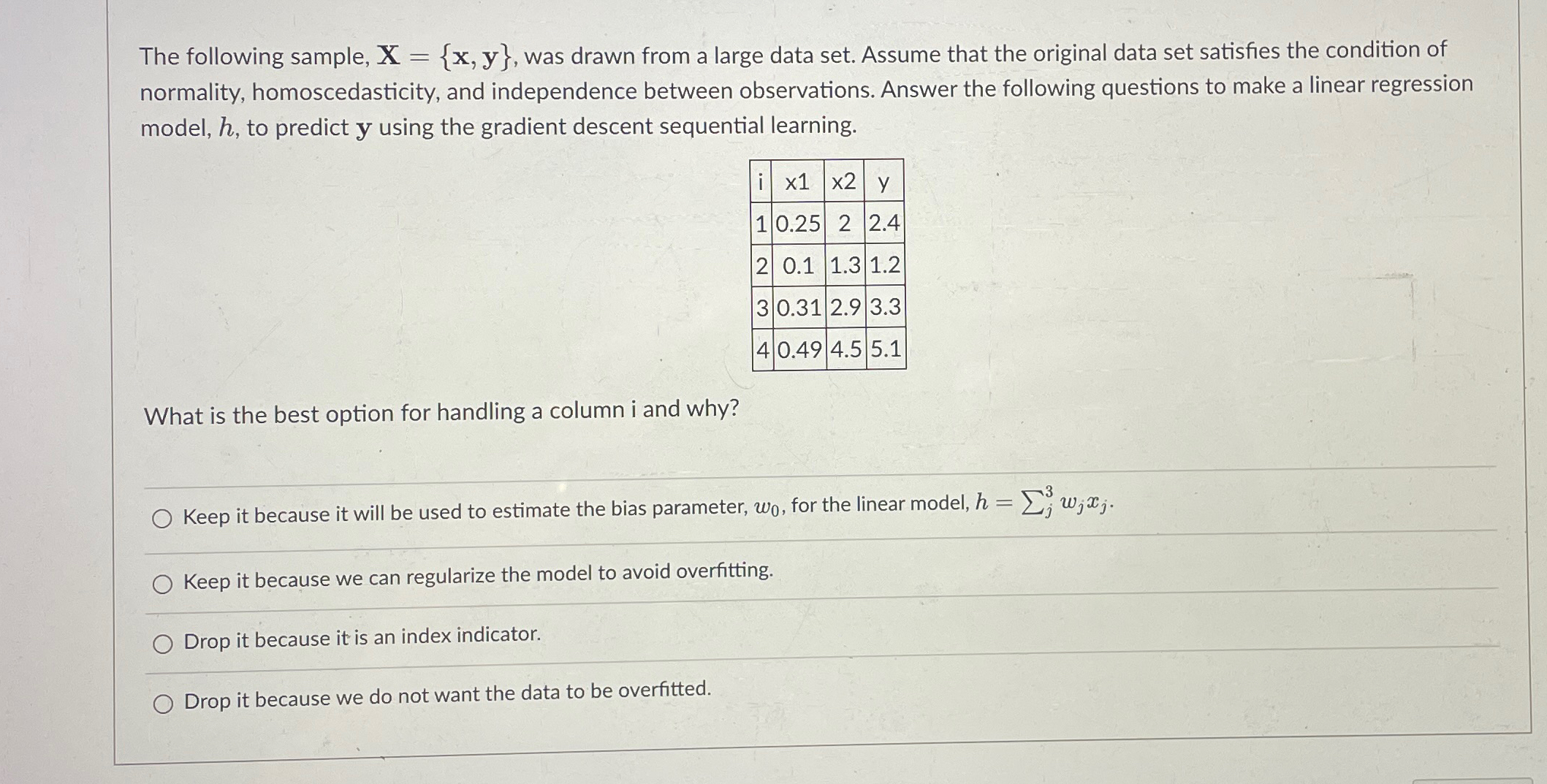 Solved The following sample, x={x,y}, ﻿was drawn from a | Chegg.com