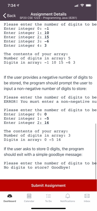 Solved 7:33 Back Assignment Details Sp20 CSE 1223 - | Chegg.com