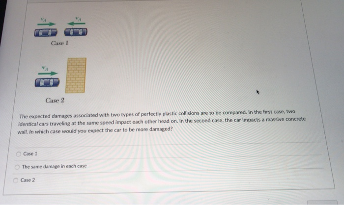 Solved Case 1 Case 2 The expected damages associated with | Chegg.com