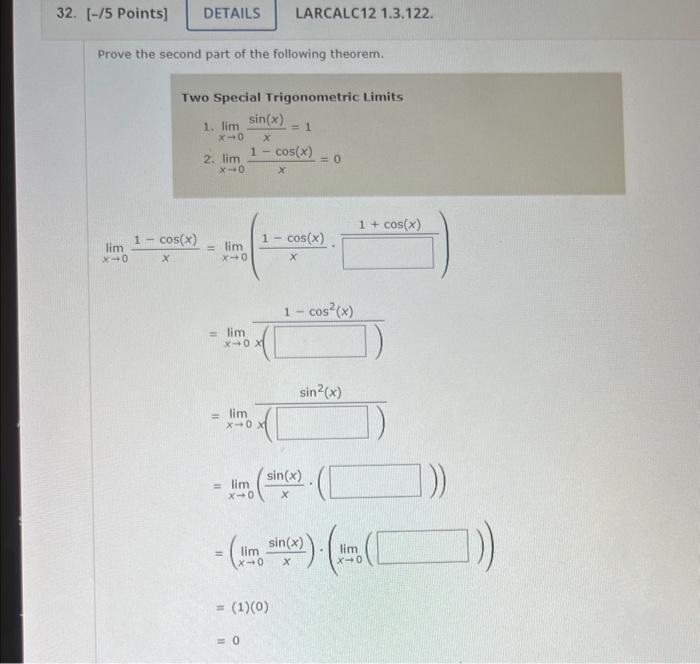 Solved Prove the second part of the following theorem. Two | Chegg.com