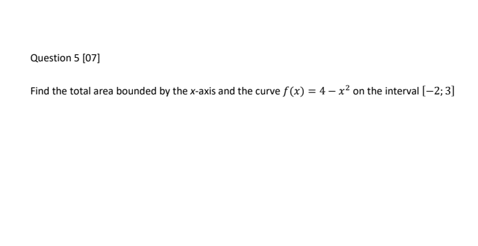 Solved Find the total area bounded by the x-axis and the | Chegg.com