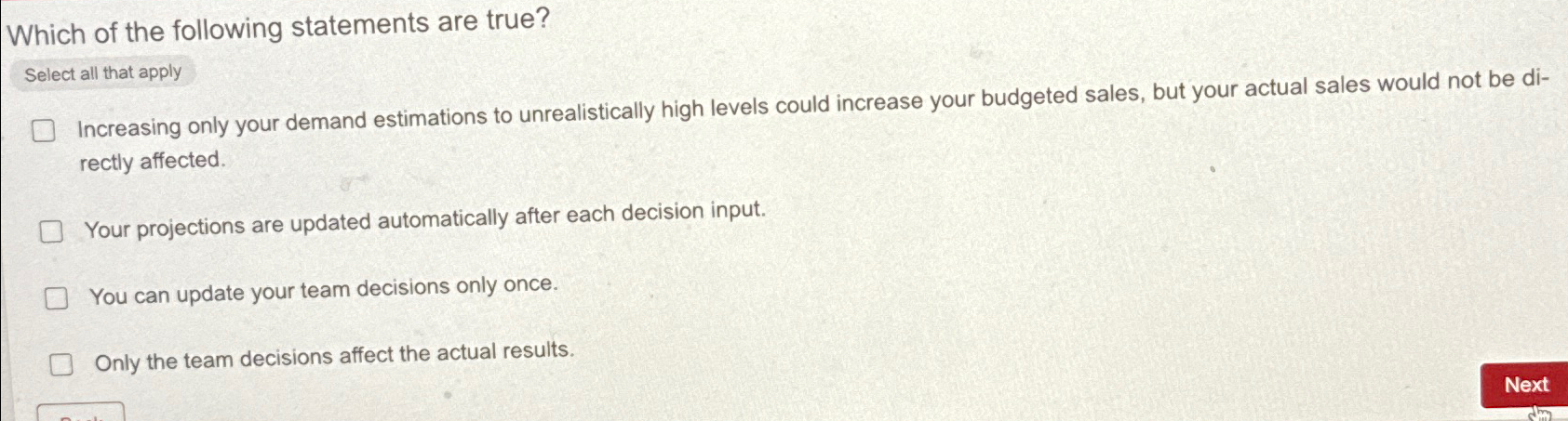 Solved Which of the following statements are true?Select all | Chegg.com