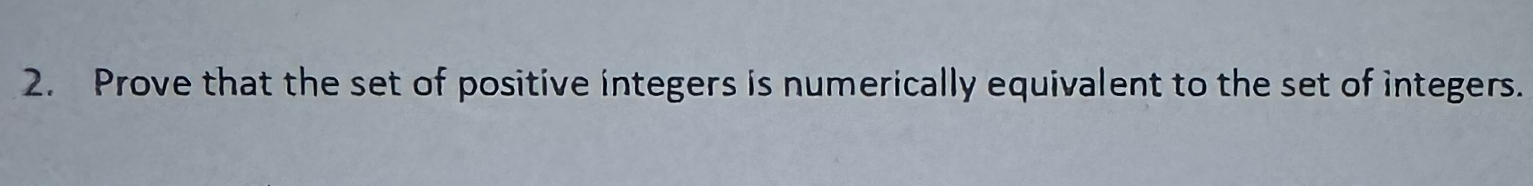 Solved Prove that the set of positive integers is | Chegg.com
