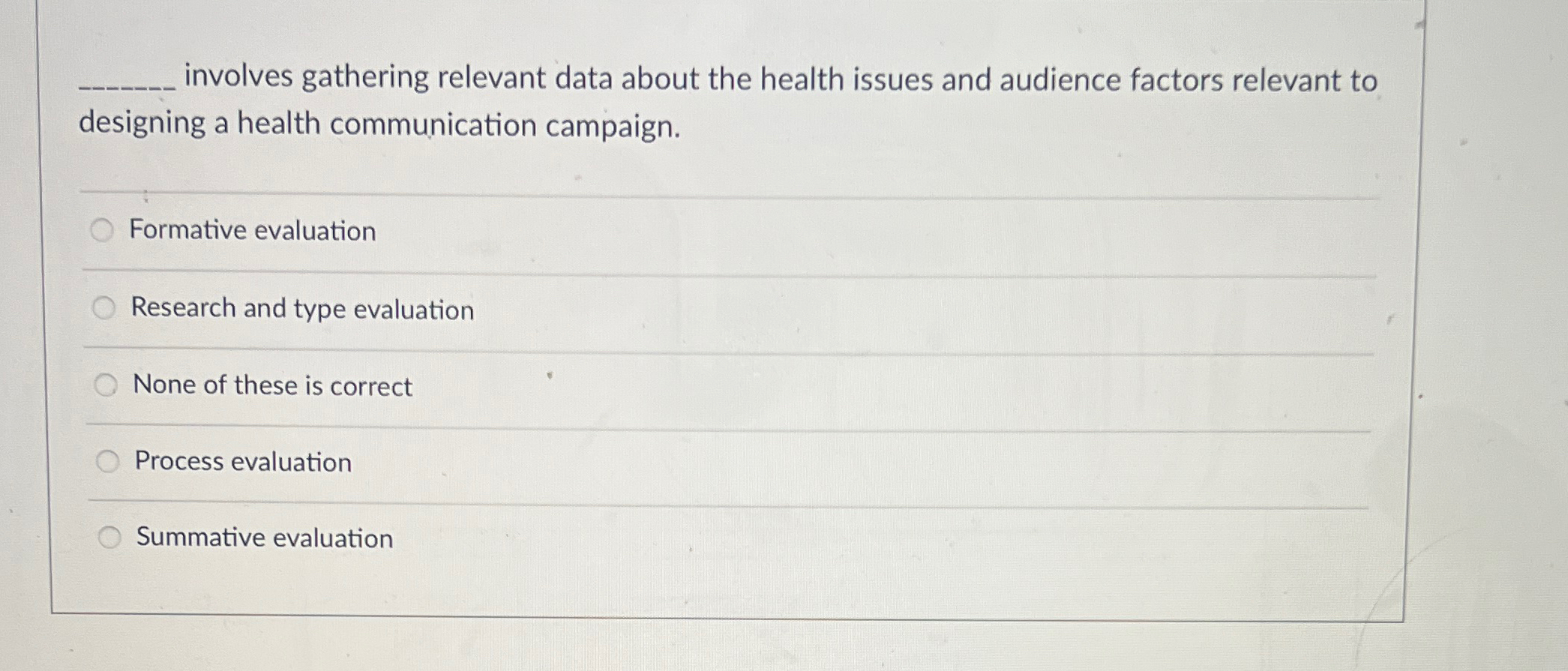 Solved involves gathering relevant data about the health | Chegg.com