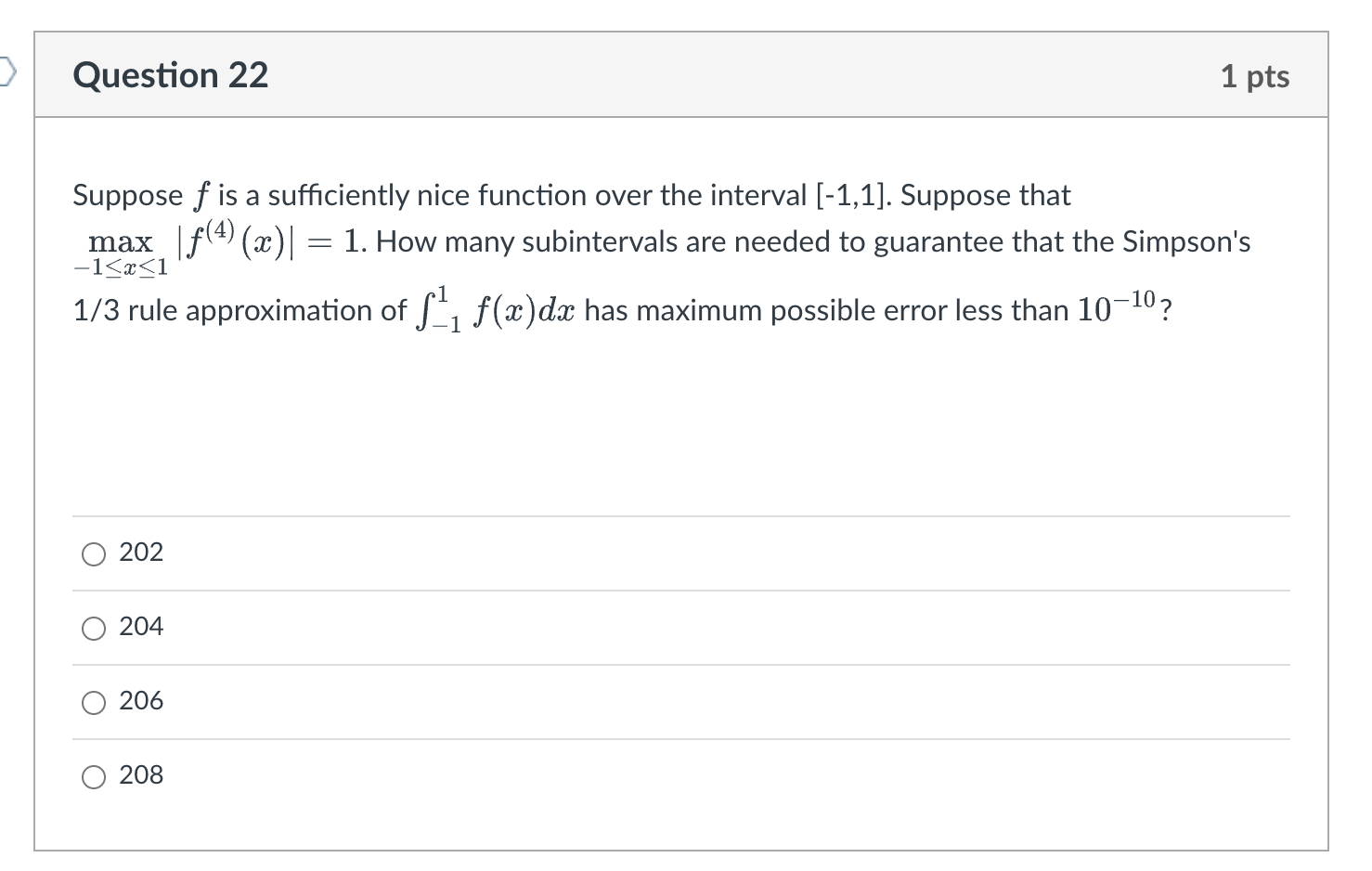 Solved Question 22Suppose f ﻿is a sufficiently nice function | Chegg.com
