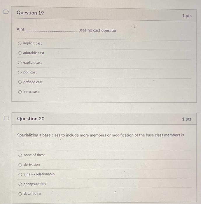 Solved Which method name is not in System.Object? | Chegg.com