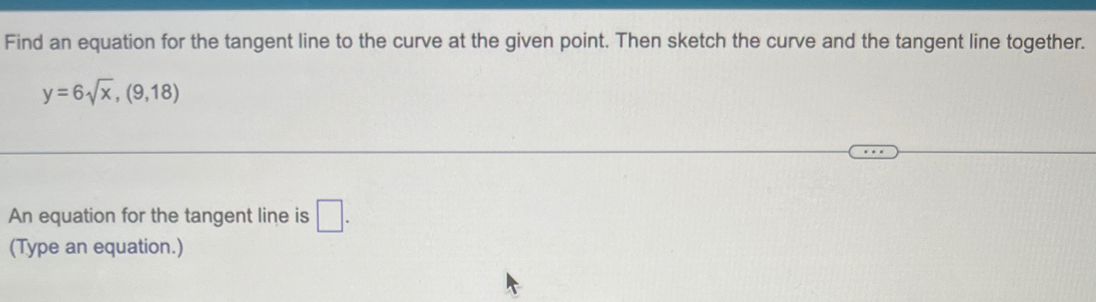 Solved Find an equation for the tangent line to the curve at | Chegg.com