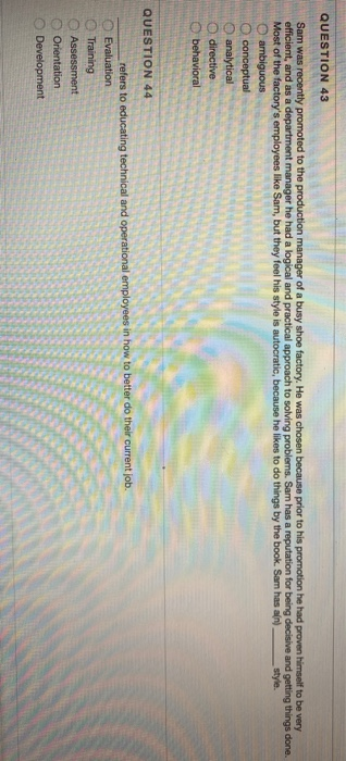 Solved QUESTION 45 Readily available information may not | Chegg.com