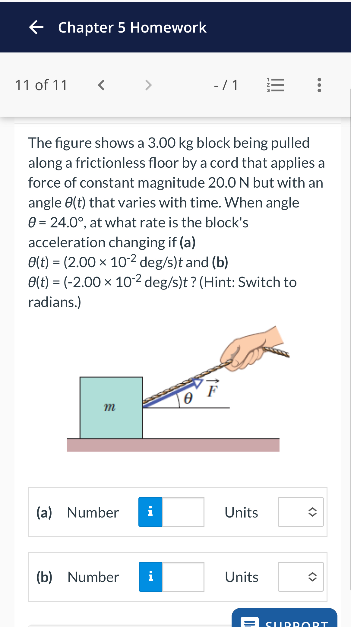 Solved Chapter 5 ﻿Homework11 ﻿of 11-1The figure shows a | Chegg.com