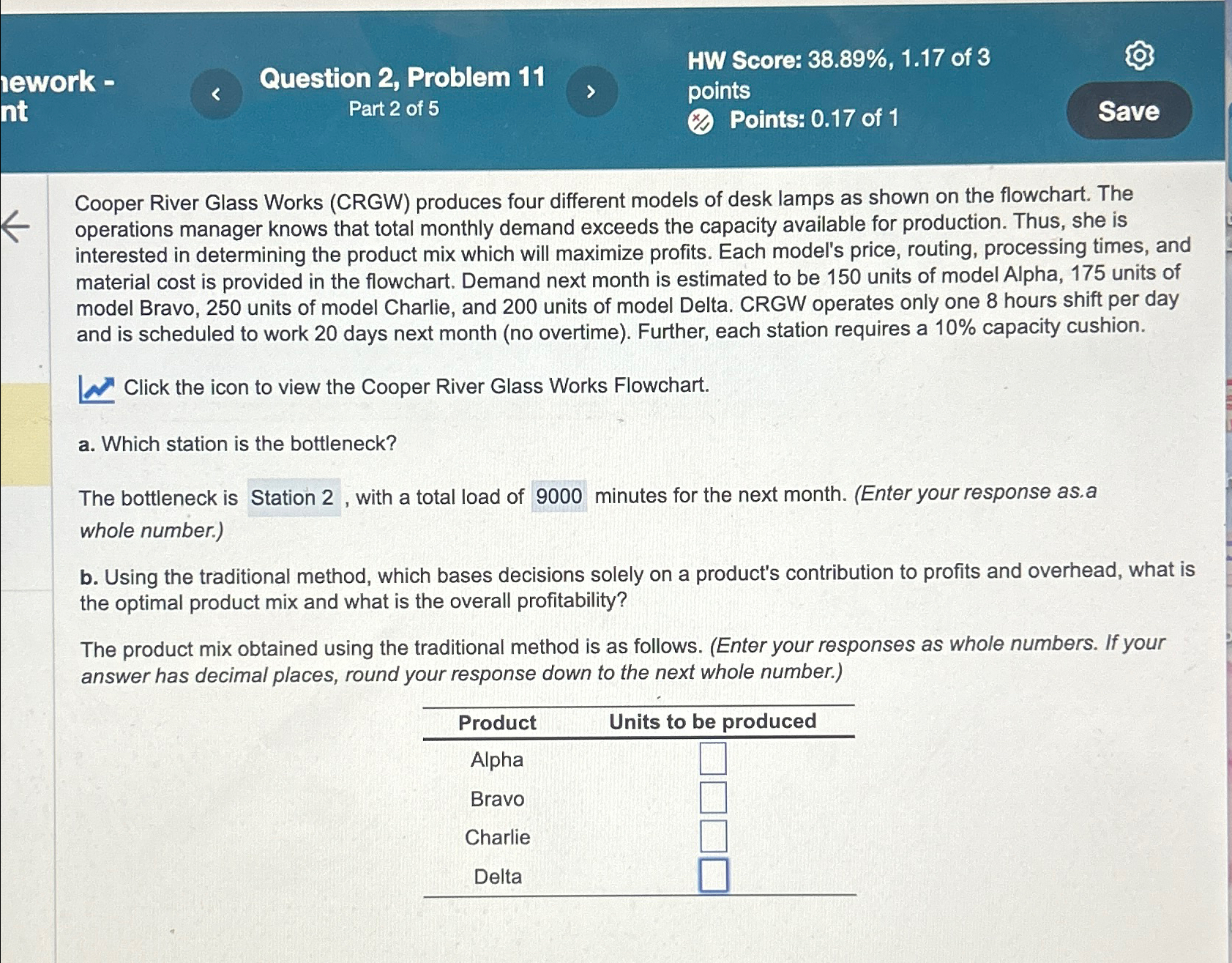 Solved Question 2, ﻿Problem 11HW Score: 38.89%,1.17 ﻿of | Chegg.com