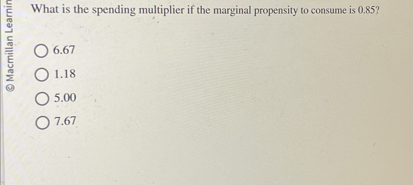 Solved What is the spending multiplier if the marginal | Chegg.com
