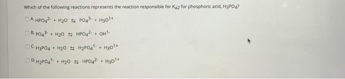 Solved Which of the following reactions represents the | Chegg.com