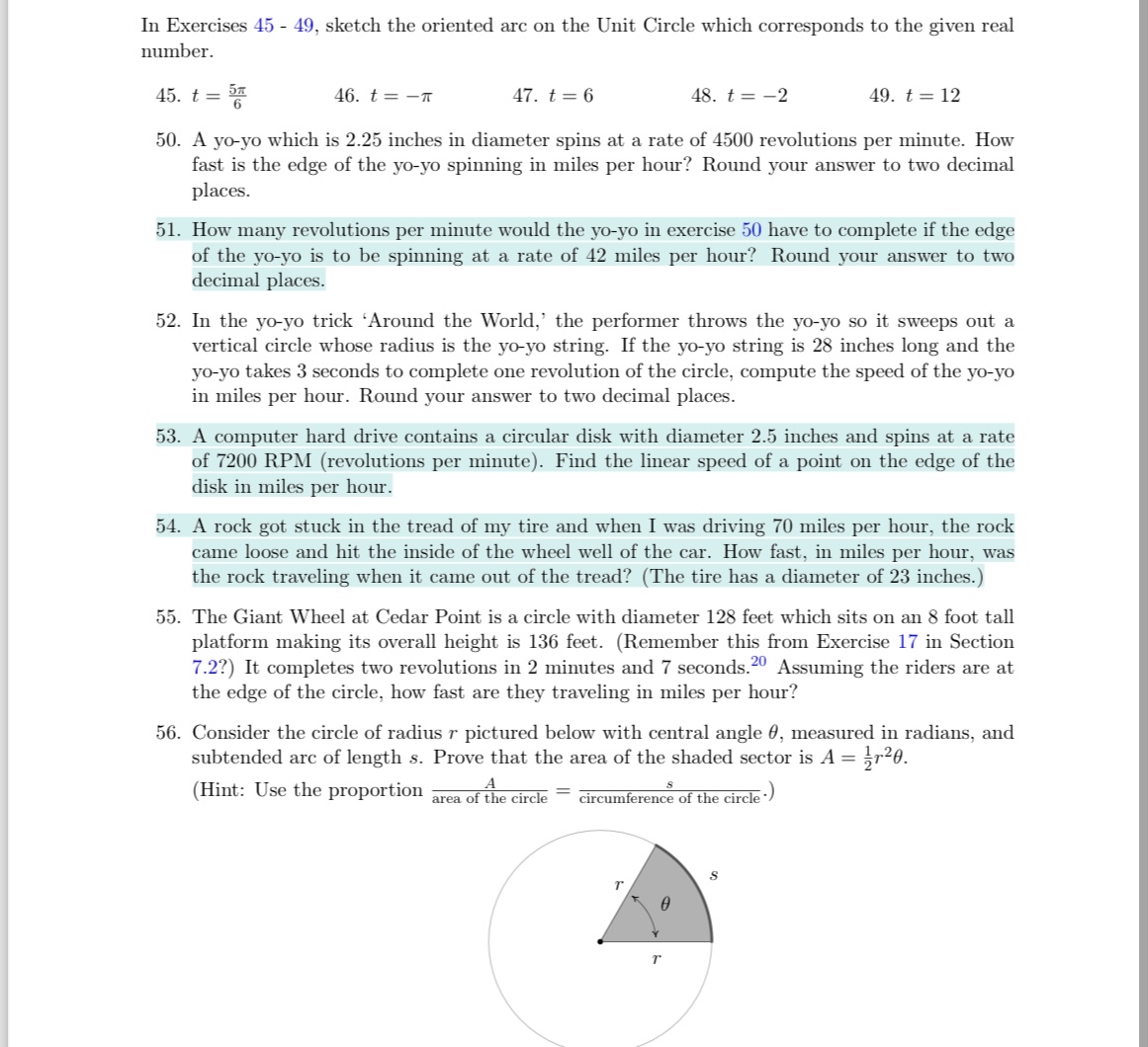 Solved Help with all of them please. In Exercises 45 - 49, | Chegg.com
