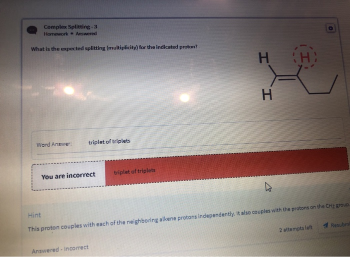 Solved o Complex Splitting-3 Homework - Answered What is the | Chegg.com