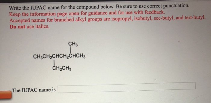 Solved [Review Topics] [References] Write the IUPAC name for | Chegg.com