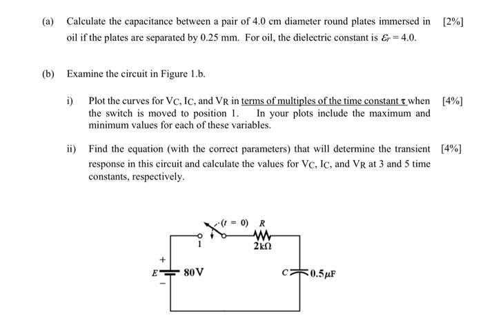 Solved (a) Calculate the capacitance between a pair of 4.0 | Chegg.com