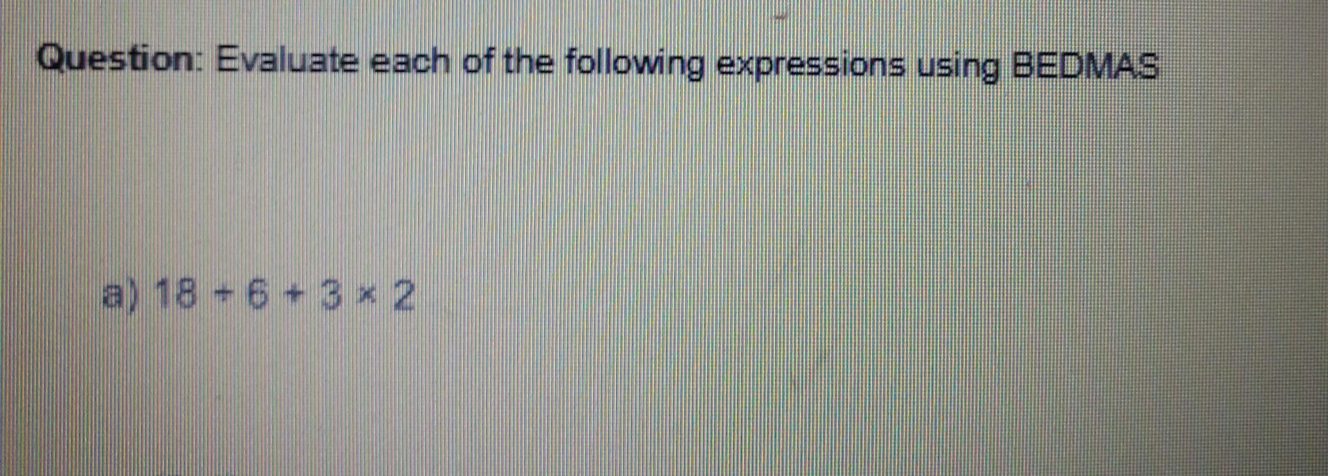 Solved Question: Evaluate each of the following expressions | Chegg.com