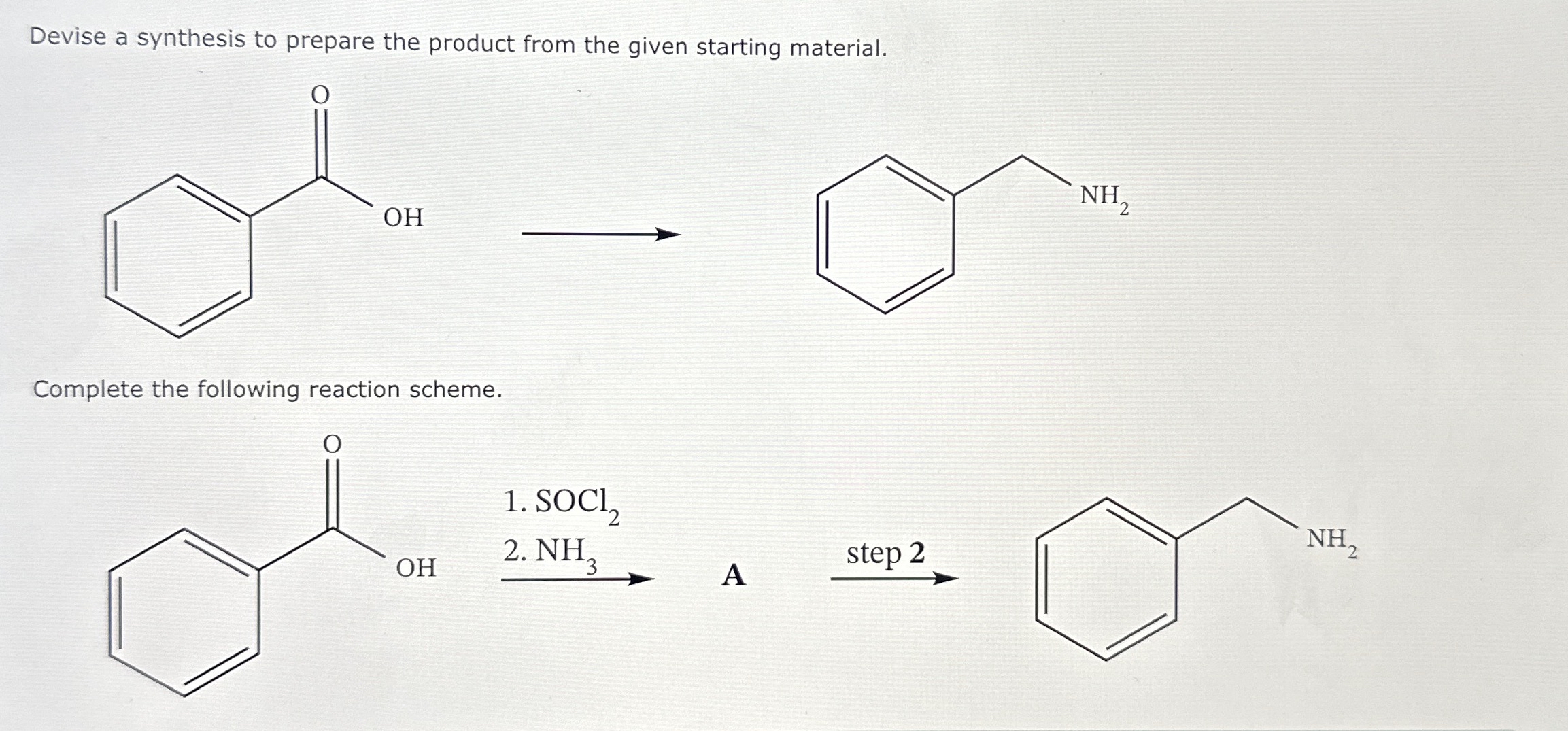 Solved Devise a synthesis to prepare the product from the | Chegg.com