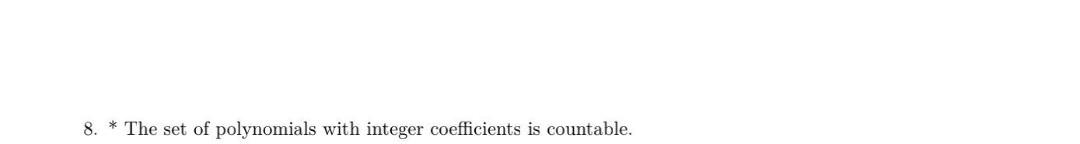 Solved Q4: prove that the set of polynomials with integer | Chegg.com