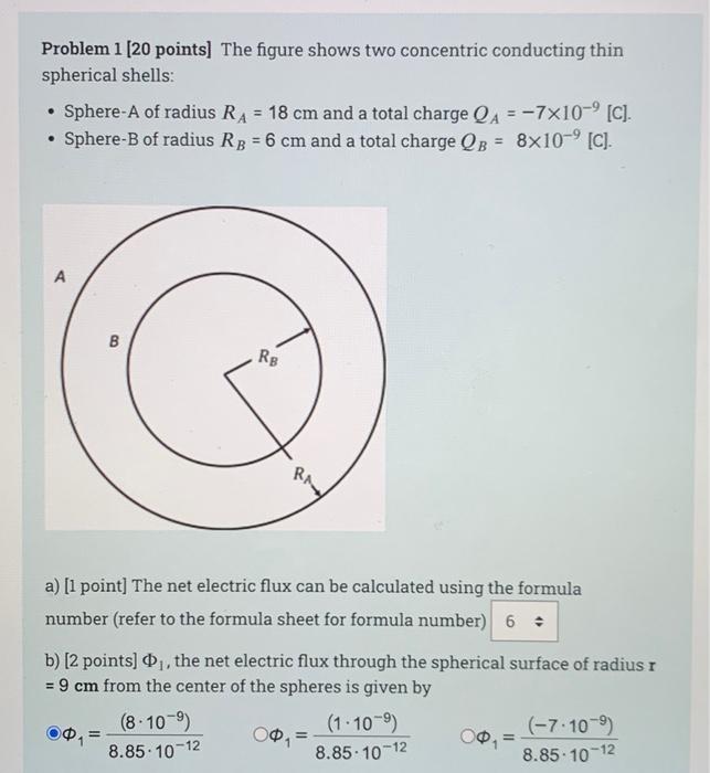 Solved Problem 1 [ 20 points] The figure shows two | Chegg.com