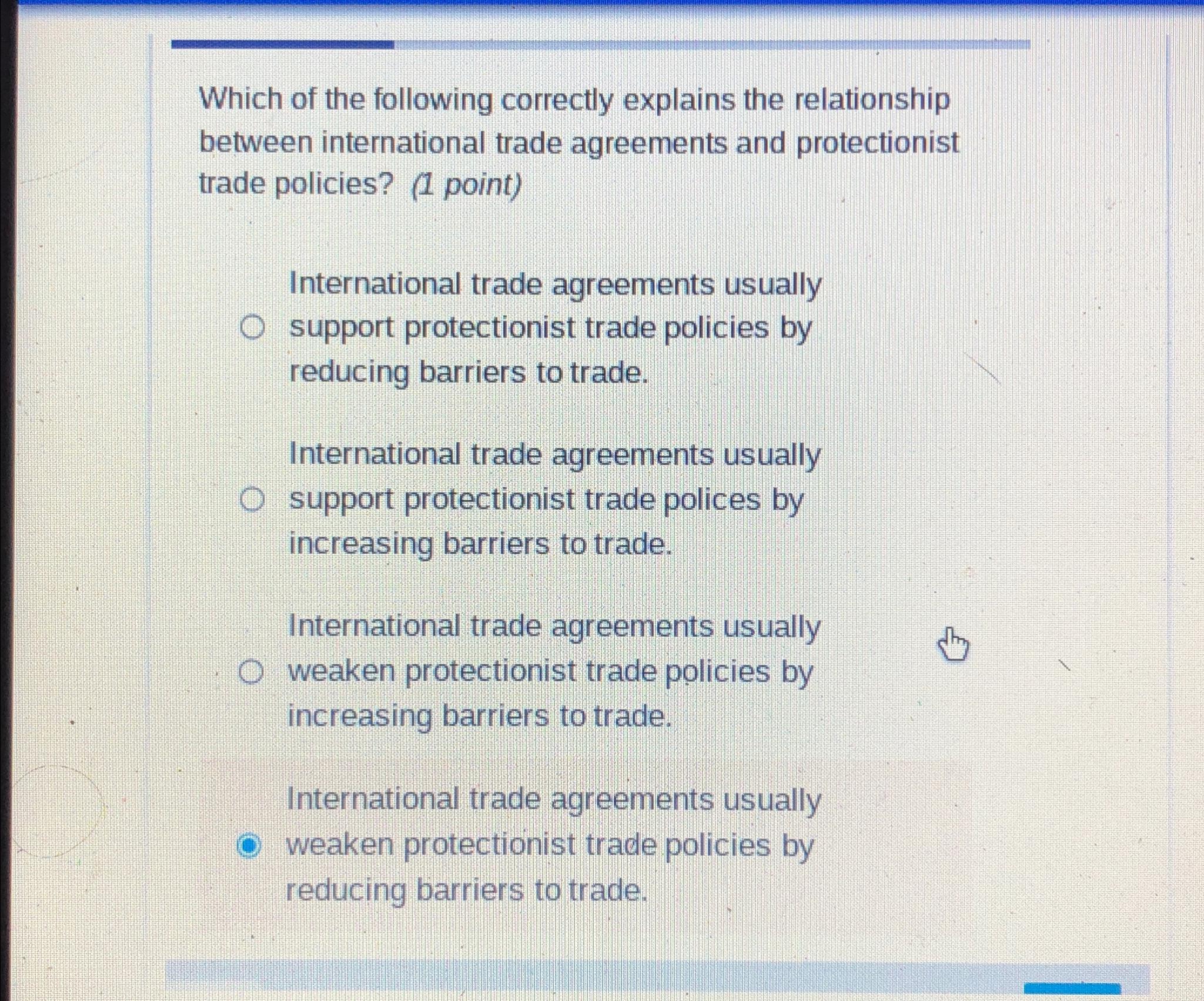 Solved Which of the following correctly explains the | Chegg.com