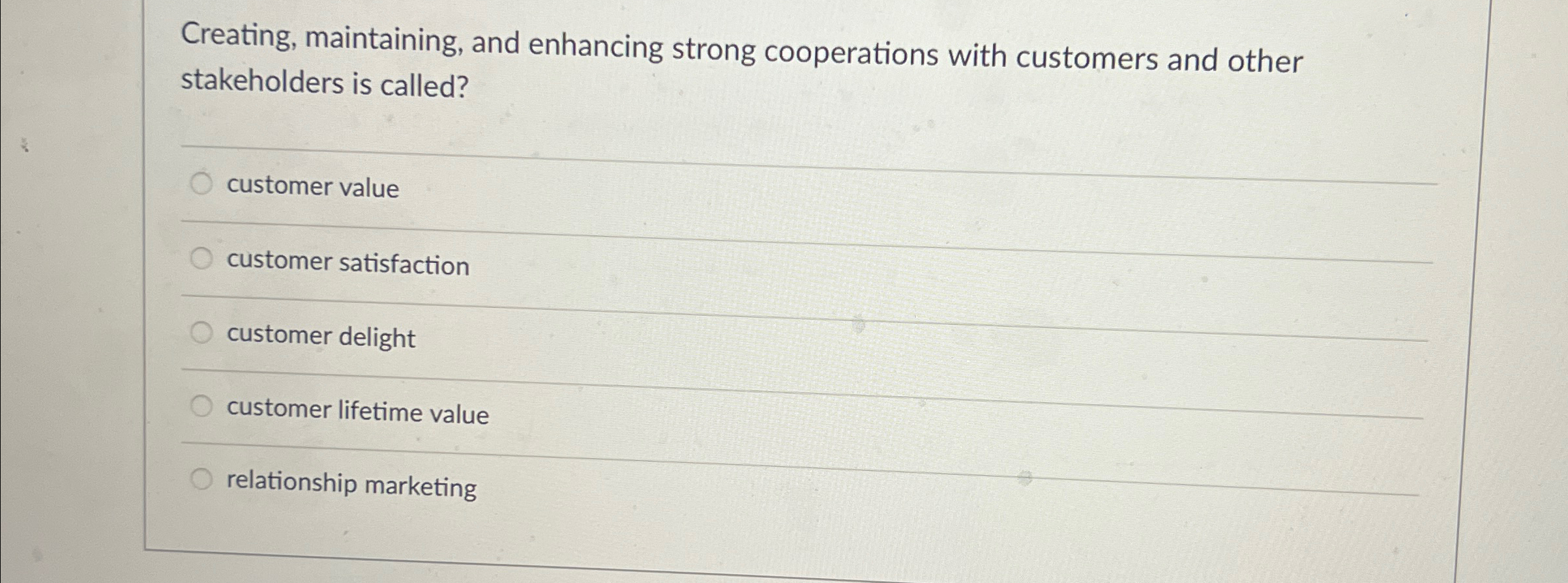 Solved Creating, maintaining, and enhancing strong | Chegg.com