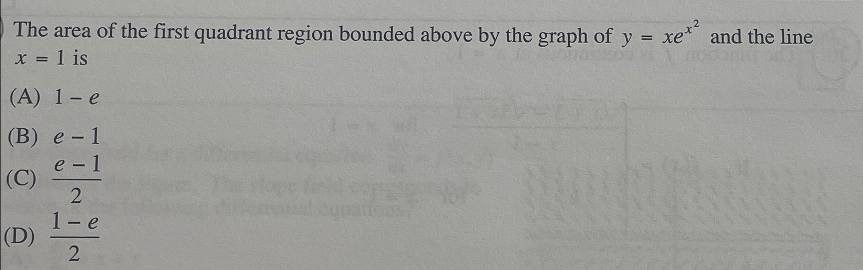 Solved The area of the first quadrant region bounded above | Chegg.com