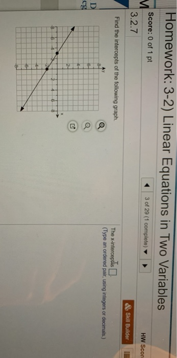 Solved Homework: 3-2) Linear Equations in Two Variables | Chegg.com